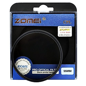 Zomei 55mm CIR-PL Circular Polarizing CPL Filter for Canon Nikon Sony Pentax Fujifilm Olympus DSLR Camera Lens