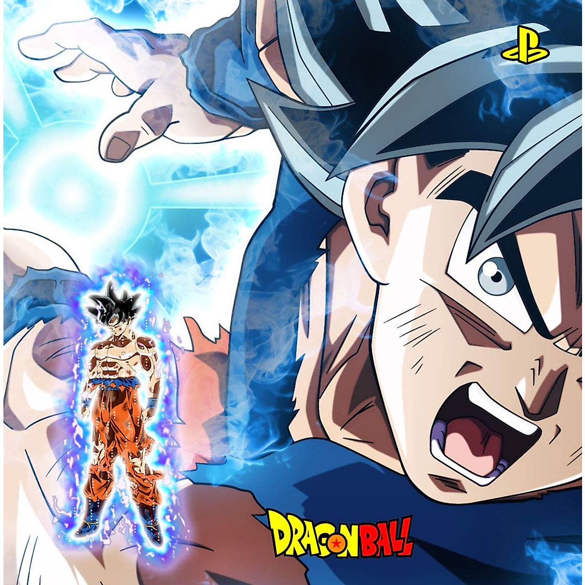 Skin Ps4 PRO - Dragonball Goku Ultra Instinct - Limited Edition Decal Cover ADESIVA Playstation 4 Slim Sony Bundle