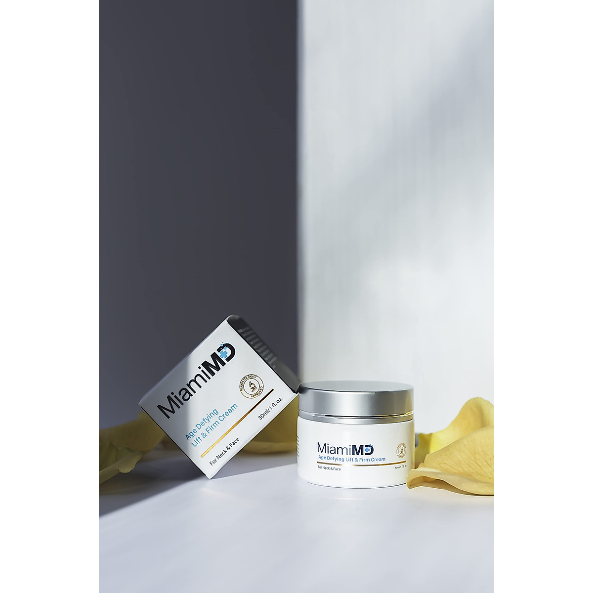 MiamiMD Age-Defying Lift & Firm Cream - Anti Aging and Skin Firming For All Types Paraben Free, Fragrance Free Cruelty Free BHA Free 50 ml (1.7oz)