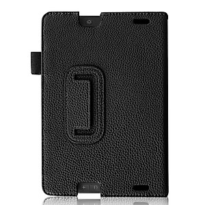 Fintie Folio Case for Kindle Fire HD 7" (2013 Old Model) - Slim Fit Folio Case with Auto Sleep/Wake Feature (Will only fit Amazon Kindle Fire HD 7, Previous Generation - 3rd), Black