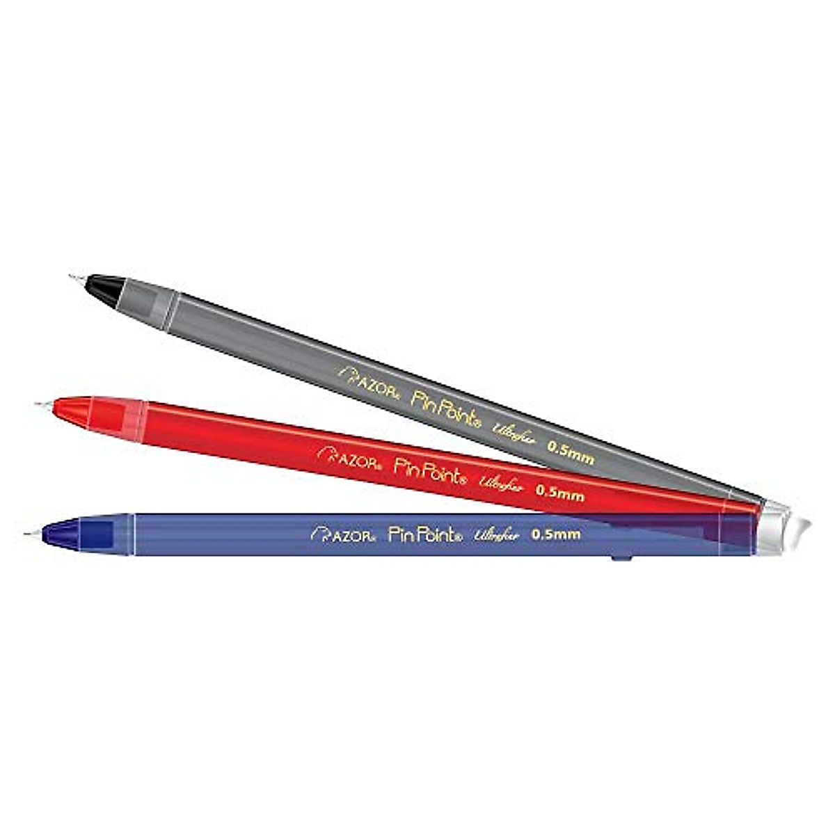 AZOR Pin Point Fine Point Pens – 10 Assorted Colors