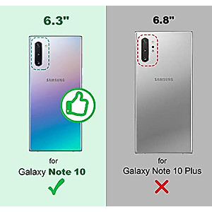 Silverback Galaxy Note 10 Case, Moving Liquid Holographic Sparkle Glitter Case with Kickstand, Bling Diamond Rhinestone Bumper W/Ring Slim Samsung Galaxy Note 10 Case for Girls Women -Purple