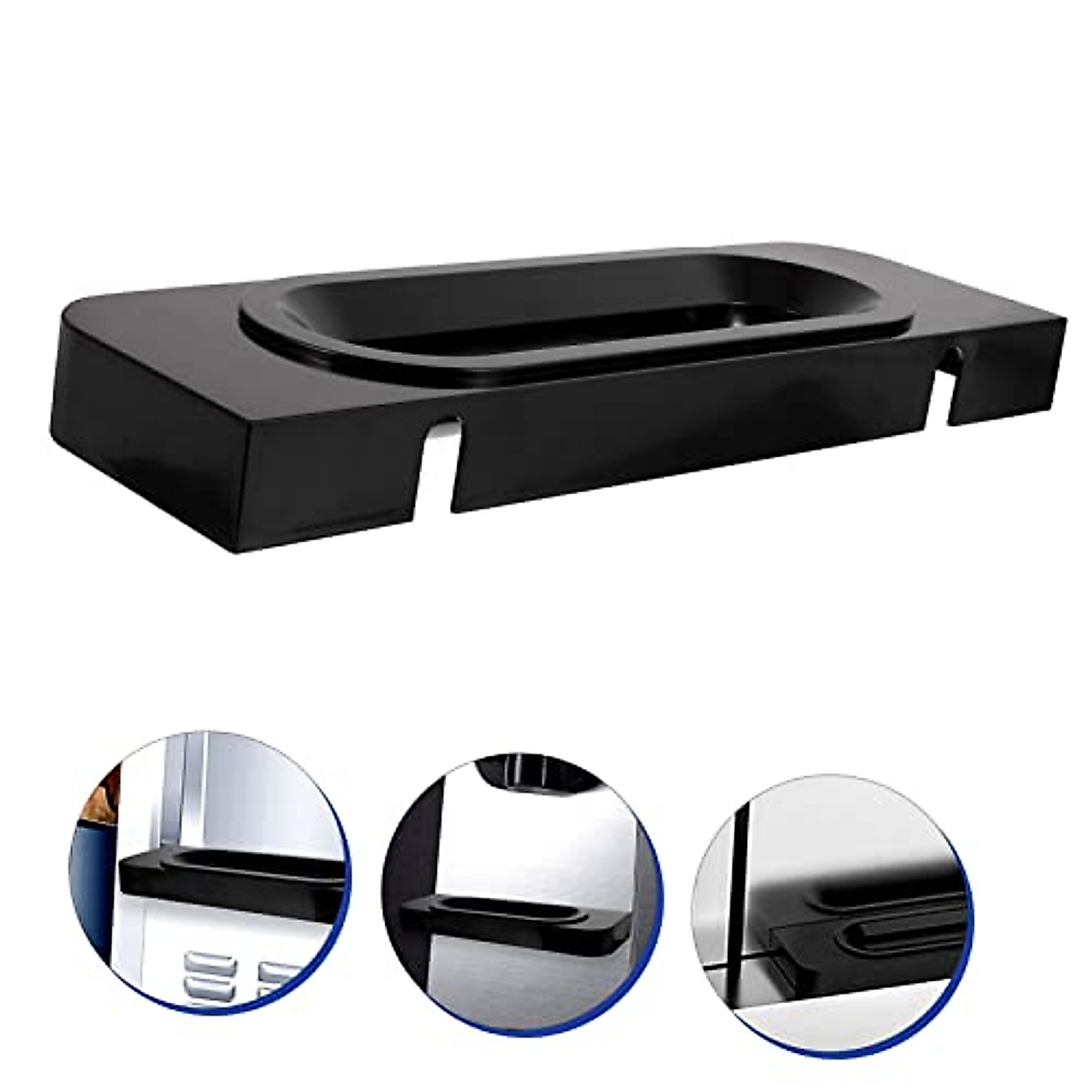 FUNOMOCYA Ice Cream Machine Accessories Ice Cream Accessories Receiving Plastic Large Black