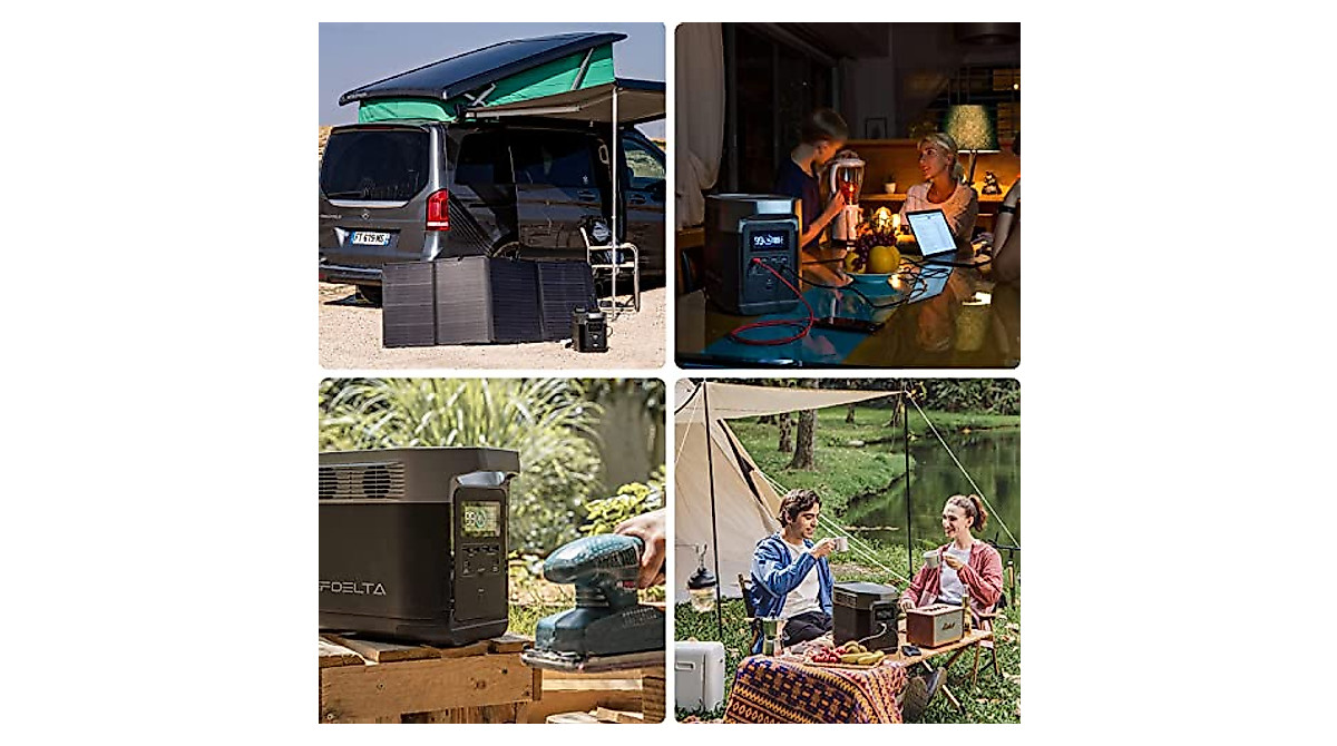 EF ECOFLOW Delta 1000 Portable Power Station for Emergency & Camping