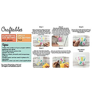 Chrome Gold Gloss Permanent Adhesive Craft Vinyl Roll 12" x 10' | Craftables Vinyl for Cricut, Silhouette, Cameo, Decals, Signs