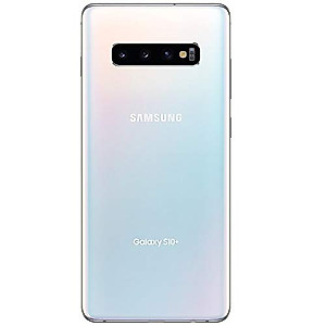 Samsung Galaxy S10+, 128GB, Prism White - Unlocked (Renewed)