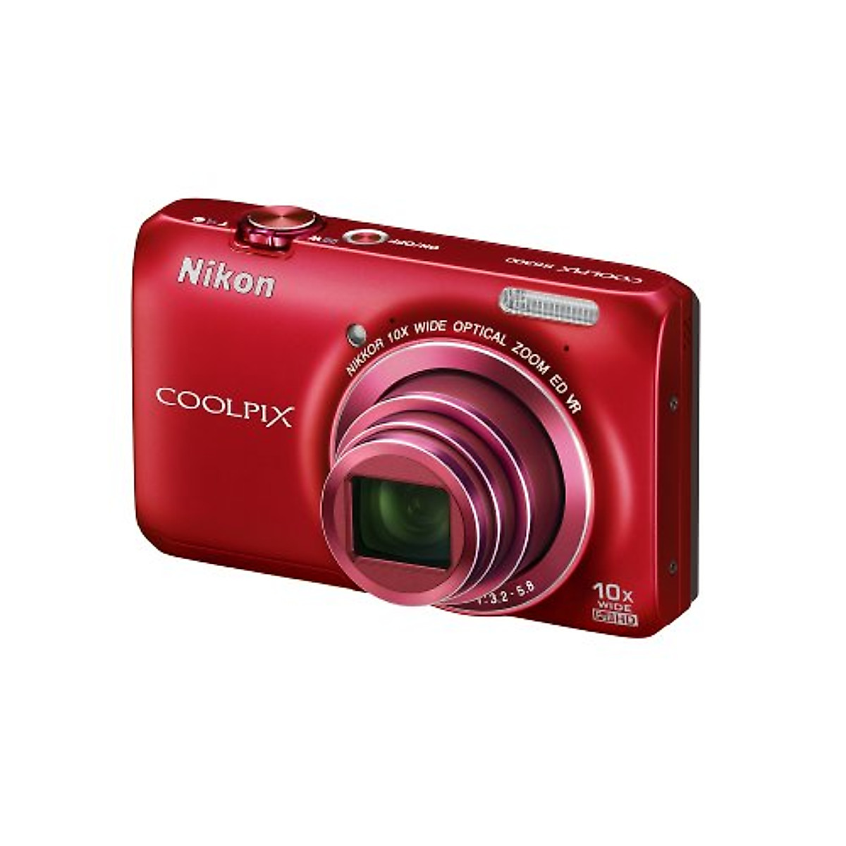 Nikon Digital Camera COOLPIX S6300 Red S6300RD