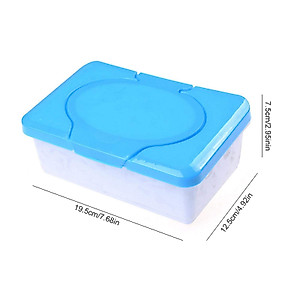 Reusable Wet Wipe Box,Wipes Dispenser Dustproof Travel Wet Wipe Case Wipes Dispenser Baby Wipes Case Napkin Storage Box Holder Container