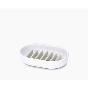 Joseph Joseph Duo Quick-Drain Soap Dish, White