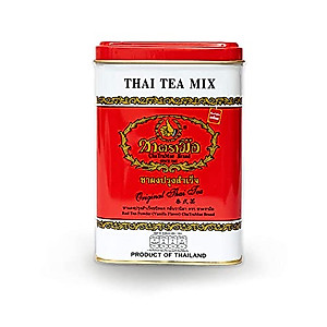 Number-One Brand Original Thai Tea Mix Red Label, 4g x 50 Tea Bags