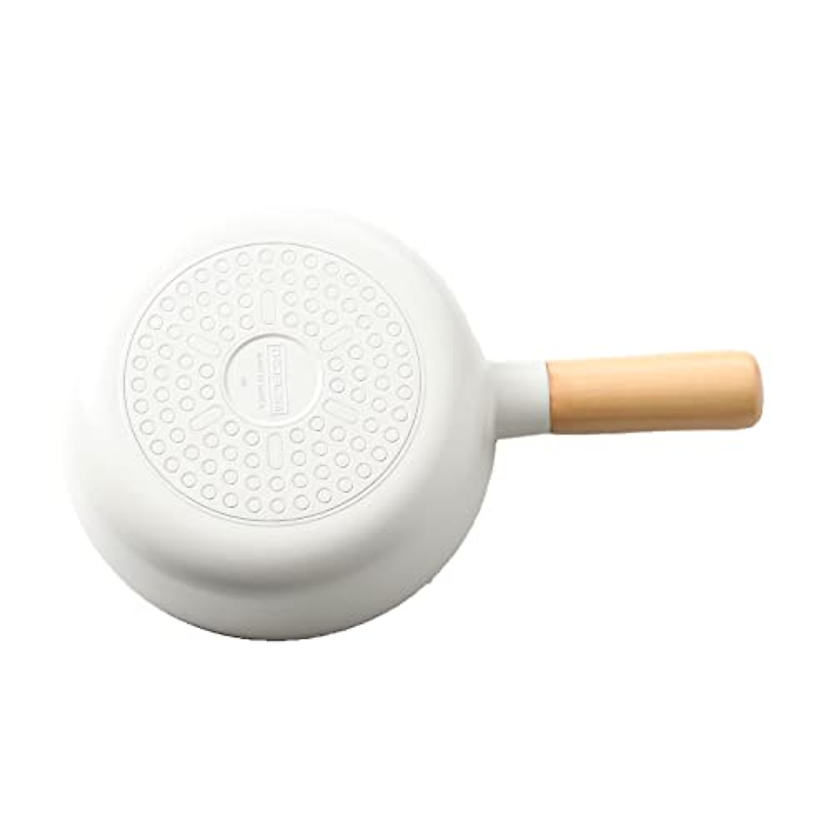 NEOFLAM FIKA 7" Mini Petit Wok for Stovetops and Induction | Wood Handle and Nonstick Ceramic Coating | Made in Korea (7" / 18cm)