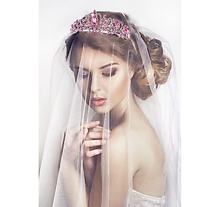 Casoty Birthday Girl Sash & Rhinestone Tiara Set, Birthday Crowns for Women, Happy Birthday Queen Tiara for Women, Birthday Sash and Tiara for Women, Glitter Birthday Sash Birthday Party Favors