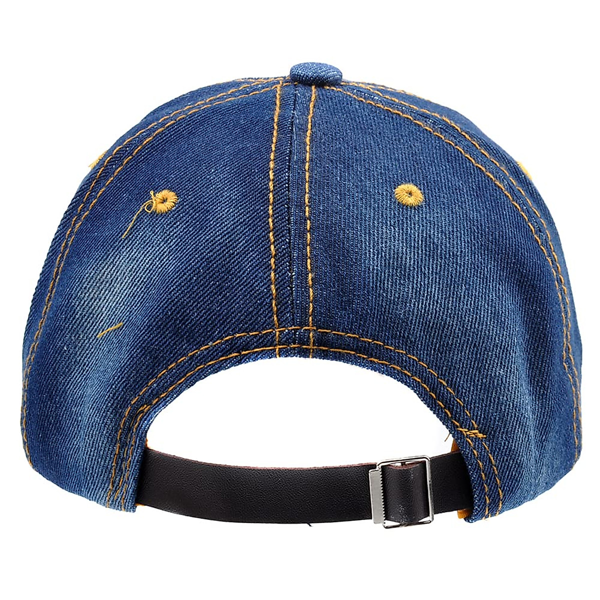 Elonmo Bling Rhinestone Hats,I Love Jesus Design Womens Baseball Cap Golf Hat Jeans Wash Denim Adjustable (Color A)