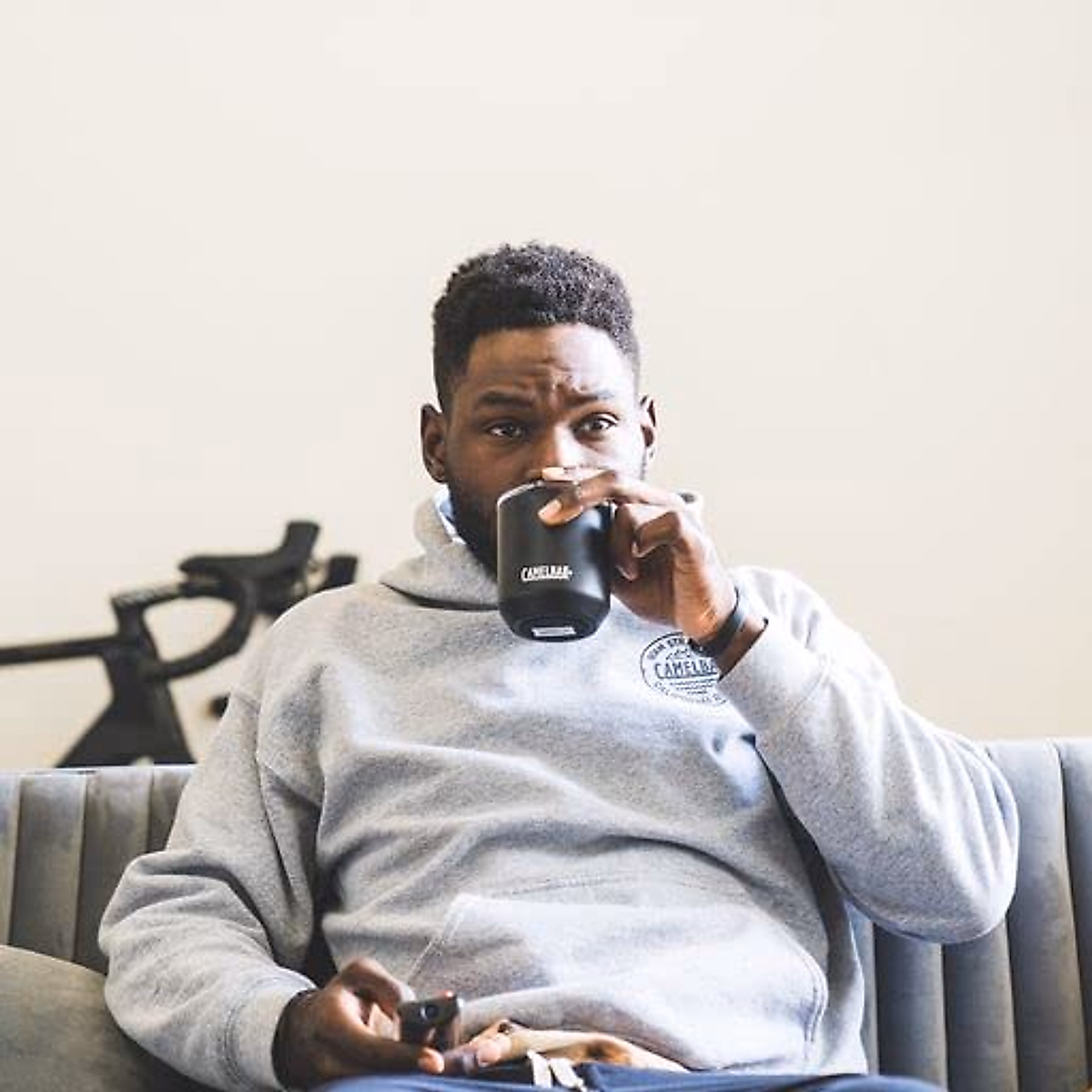 CamelBak Horizon 10oz Rocks Tumbler in Navy - Insulated Stainless Steel Cocktail Glass with Non-Slip Tri-Lid