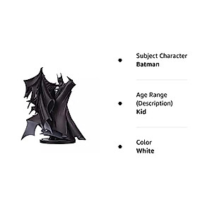DC Collectibles - Batman Black and White by McFarlane Version 2 Deluxe Statue