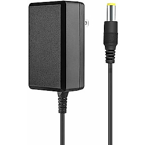 Nuxkst 12Vdc AC Adapter Replacement for AeroGarden Harvest Elite Slim 360 100690-BLK 100691 100692-BLK 100693-PPL 100694-BLK 100695-PPL Indoor Garden with LED Grow Light Power Supply Cord Charger