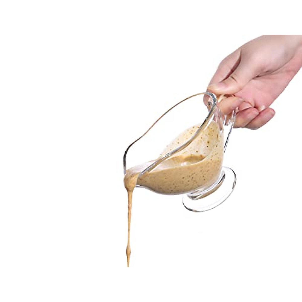 Crystal Gravy Boat - Pack of 2 - Gravy Server Sauce Boat - gravy saucer perfect party decorations dinner