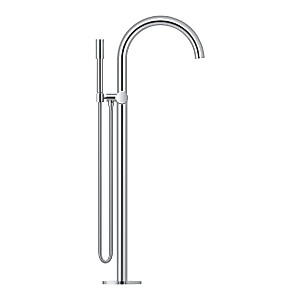 Grohe 32653003 Atrio Single-Lever Floor Mounted Bathtub Faucet, Starlight Chrome