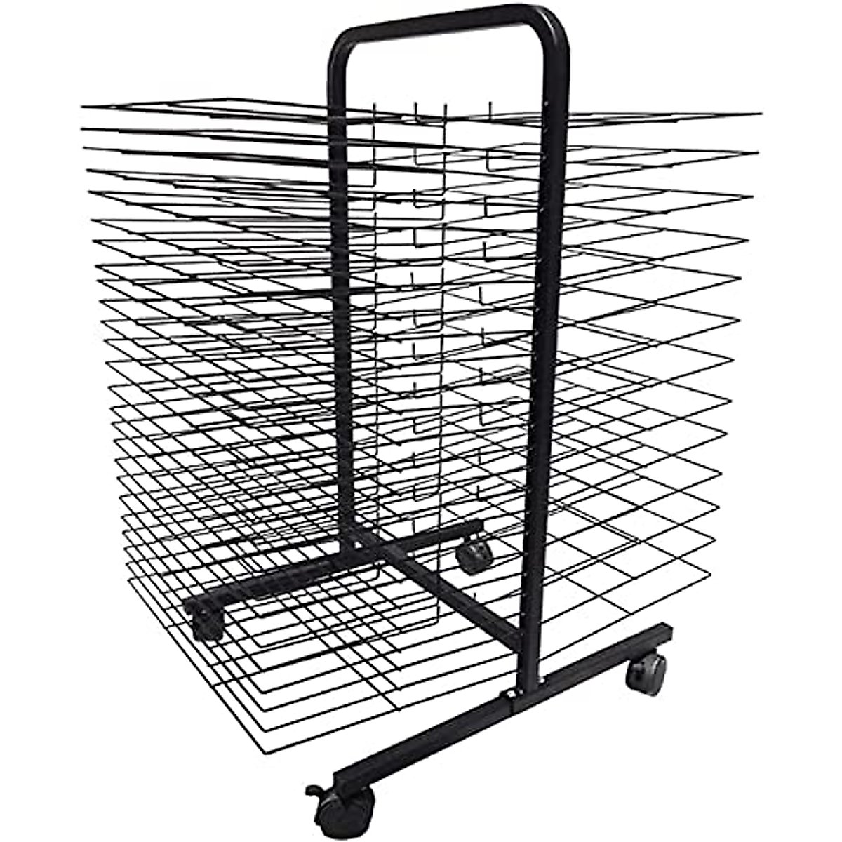 Art Drying Rack, Drying Rack, Mobile Art Drying Rack with Wire Rack for Artwork, Drying and Printing Rack, Ideal for Schools and Art Clubs (Size : 38-Layer)