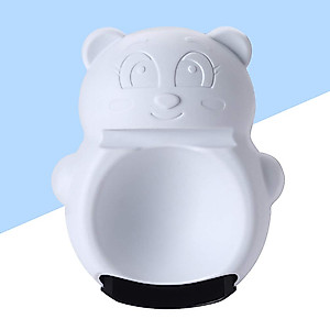 DOITOOL 1pc Fruit Plate Bowl Tv Lazy Fruit Bowl Cartoon Snack Holder Sushi Plate Cookies Chip Platter Decorative Candy Bowls Fun Shaped Dish Phone Stand Tray Fruit Tray Food White