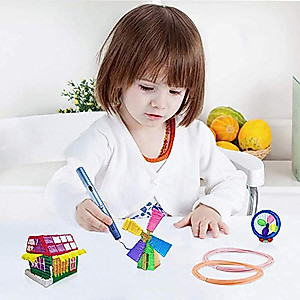 3D Pen Filament PLA,1.75mm PLA Filament Pack of 20 Colors,Each Color 16.4 Feet Total 328 Feet,No Smells Filament for Most High Temperature 3D Pen and 3D Printer