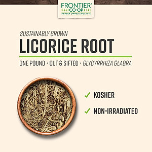Frontier Co-op Cut & Sifted Licorice Root 1lb