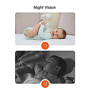 BabyTime Pet Camera, Indoor 2K 360° Wi-Fi Smart Camera with Night Vision, Motion Detection, Two-Way Audio, Compatible with Alex