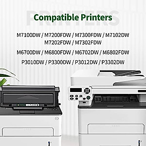 JINTUM TL-410H Compatible Toner Cartridge Replacement for Pantum TL-410 TL410H TL-410X for M7102DW P3012DW M6800FDW M7100DW M7200FDW M6802FDW M7102DN M7202FDW (2 Black)