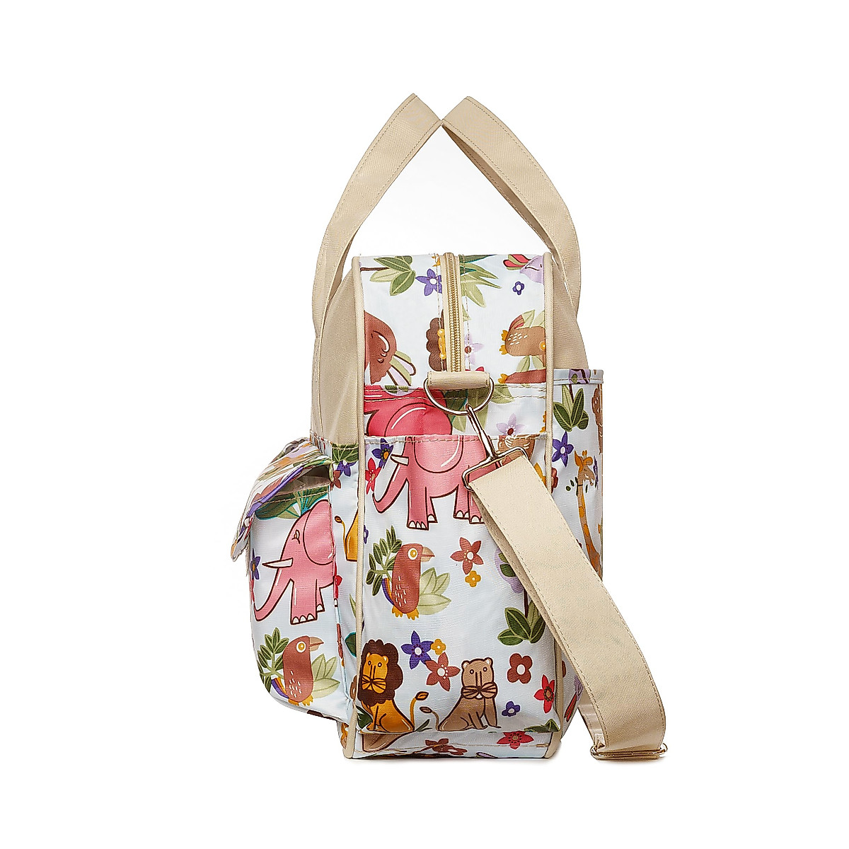 Alipher Diaper Bag Women Tote Bag Nylon Nappy Bag Durable Shoulder Bag Pregnant Handle Bag, Multi, Large