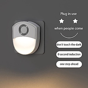 Nightlight,Human Body Sensor Night Light, When People Come, 3000K/4000K/6500K, 5W, Suitable for Babies, Children, Children's Rooms, Corridors (1 Piece)