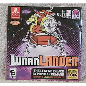 Taco Bell Atari Lunar Lander Trivia CD ROM