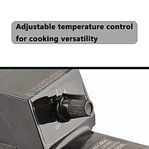 Small Electric Skillet - with Temperature Control Serves 1 to 2 People (6 inch)