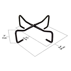 Elliott & Dub Foldable Dutch Oven Lid Stand, Pot Stand for Campfire Cooking Complete with Heat Resistant Silicone Mitt