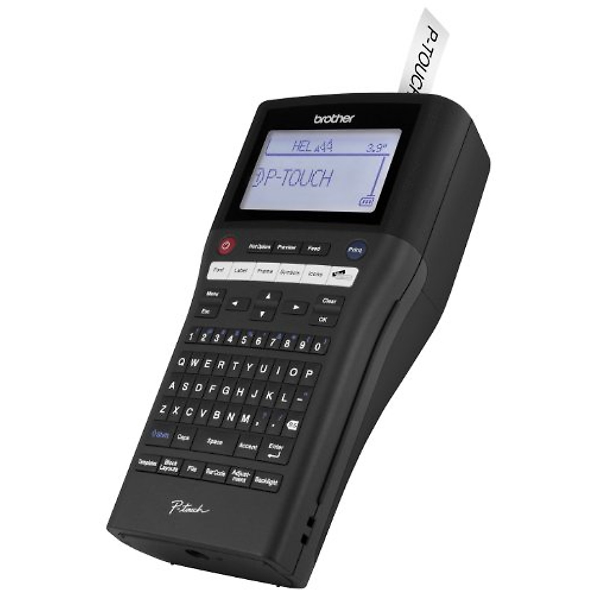 Brother P-touch, PTH500LI, PC-Connectable Label Maker, Rechargeable Portable Labeler, One-Touch Formatting, Brother Vivid Bright Display, Black