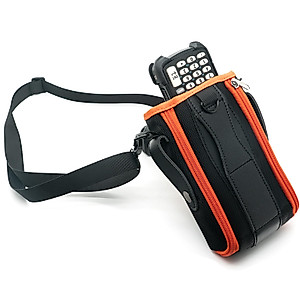Shoulder Belt Carrying Case Holster for Symbol MC9000 MC9060 MC9090 MC9100, MC9190 MC9200 MC92N0 Handheld Android PDA Phone Barcode Scanner,Orange(SG-MC9121112-01R)
