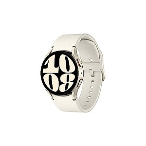 SAMSUNG Galaxy Watch 6 40mm LTE Smartwatch w/ Fitness Tracker, Personalized HR Zones, Advanced Sleep Coaching, Heart Monitor, BIA Sensor, Biggest Screen, US Version, Gold