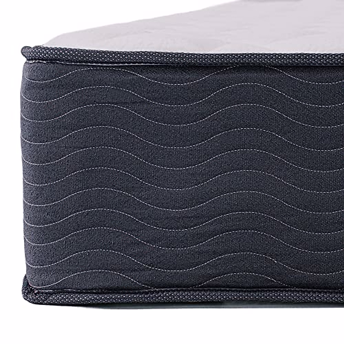 Novezza Home 12 Inch Hybrid Support Mattress/Bed-in-a-Box/CertiPUR-US Certified Foam, King (NOVHM-S), Medium, White