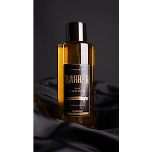 Marmara Barber Cologne - Best Choice of Modern Barbers and Traditional Shaving Fans (Black-Gold Limited Edition, 500ml x 1 Bottle)