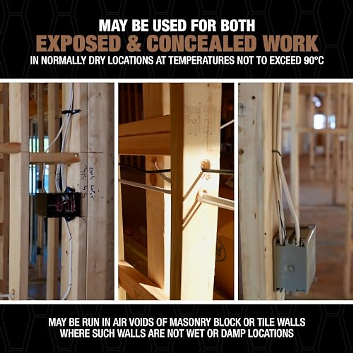 Southwire Romex Brand Simpull Solid Indoor 10/2 W/G NMB Cable 100ft coil - SW 28829028