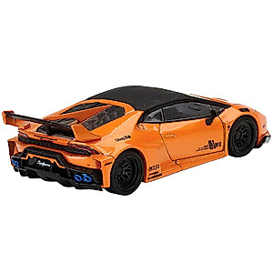 Toy Cars Lambo Huracan GT LB Works Arancio Borealis Orange Met w/Gray Met Top Ltd Ed to 5400 pcs 1/64 Diecast Model Car by True Scale Miniatures MGT00355