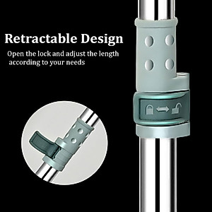 Magic Scrub Broom, Magic Broom 3 in 1, 180° Rotation Multifunction Squeegee Broom, Multifunction Magic Broom, Rubber Magic Broom Sweeper for Floor