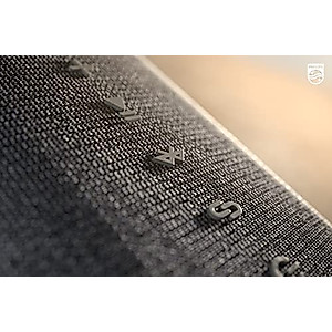 PHILIPS S7505 Wireless Bluetooth Speaker with Built-in Power-Bank, Large Bold Sound, Up to 20 Hours Playtime, IPX7 Waterproof, Shower Ready, Large Size, Gray