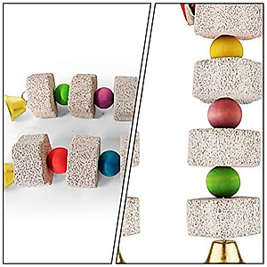 POPETPOP Teething Toys 2Pcs Bunny Chew Toys Chinchilla Toys Rabbit Hay Sticks Hanging Fruit Tree Molar Sticks for Teeth Treat Hamster Chinchilla Gerbil Guinea Pig Rat Birds Toys