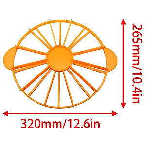 DJF For 10/12 Pieces of a 10-inch Diameter Cake, Round Double-sided Cake Portion Marker Cake Cutter Slicer Cake Slicer Cake Knife Cake Cutter Cheesecake Slicer For Uniform Slicing 1pcs