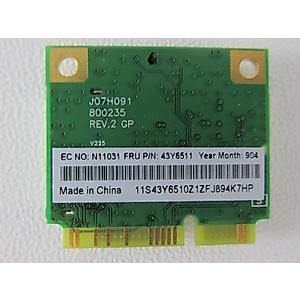 IBM Atheros Ar5bhb63 Pci-e 802.11g Wireless Card for Lenovo T400s T400 R400 X200 X200s Sl400 Sl400c Sl500 Sl500c 43y6511