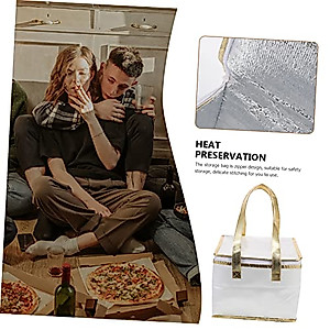 Gadpiparty 2 pcs packing Age Restaurants Thermal Travel Xxcm Reusable Beach Soft Cm Ing Pizza Restaurant Pouch Cold Carrier Duty Party Cake Inch Heavy Collapsible Catering Produce