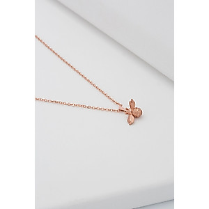 Ted Baker Women's Bellema Bumble Bee Pendant Necklace Brushed (Rose Gold-Tone Plated)