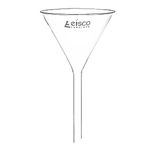 EISCO Filter Funnel, 125mm - 60º Angle - Plain Stem, 16mm - Borosilicate Glass