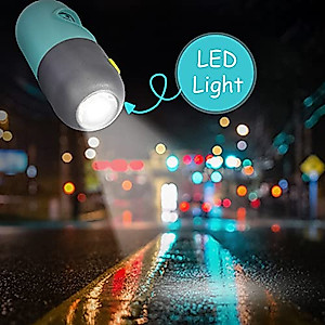 Potaroma Dog Poop Bags, 8 Rolls Guaranteed Leak-Proof Doggie Poop Bags, Extra Thick Waste Bags, Lavender Scented, 120 Count, Includes Flashlight Bag Dispenser Holder