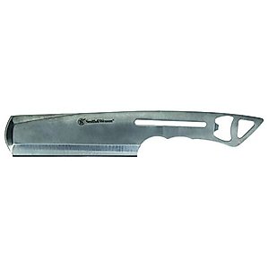 Smith & Wesson 10in Throwing Cleavers with Full Tang Stainless Steel Design, Bottle Opener and Nylon Sheath for Recreation and Competition